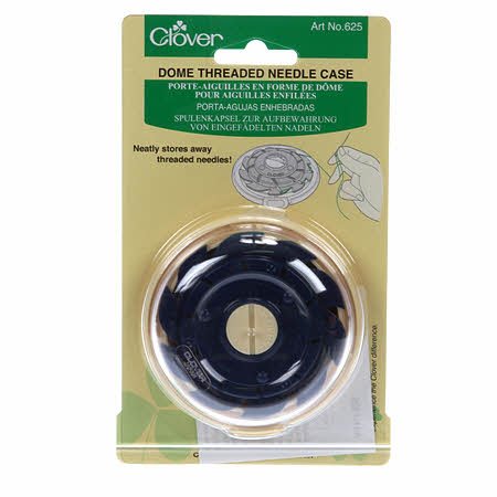 Clover Dome Threaded Needle Case